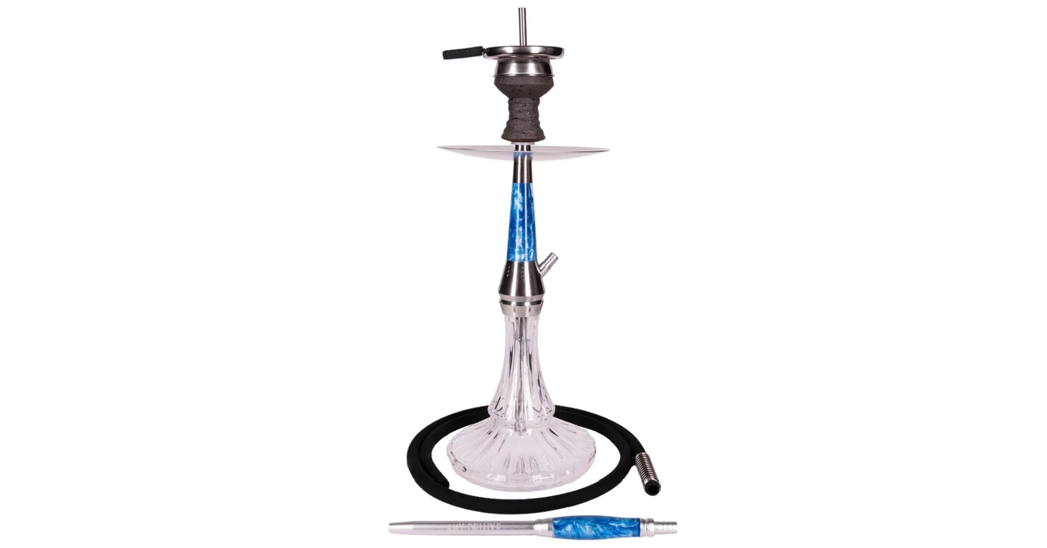 Amy Deluxe Vizipipa ¤ Galactic Steel S ¤ Kék ¤ 48cm ¤ Szilikon csővel