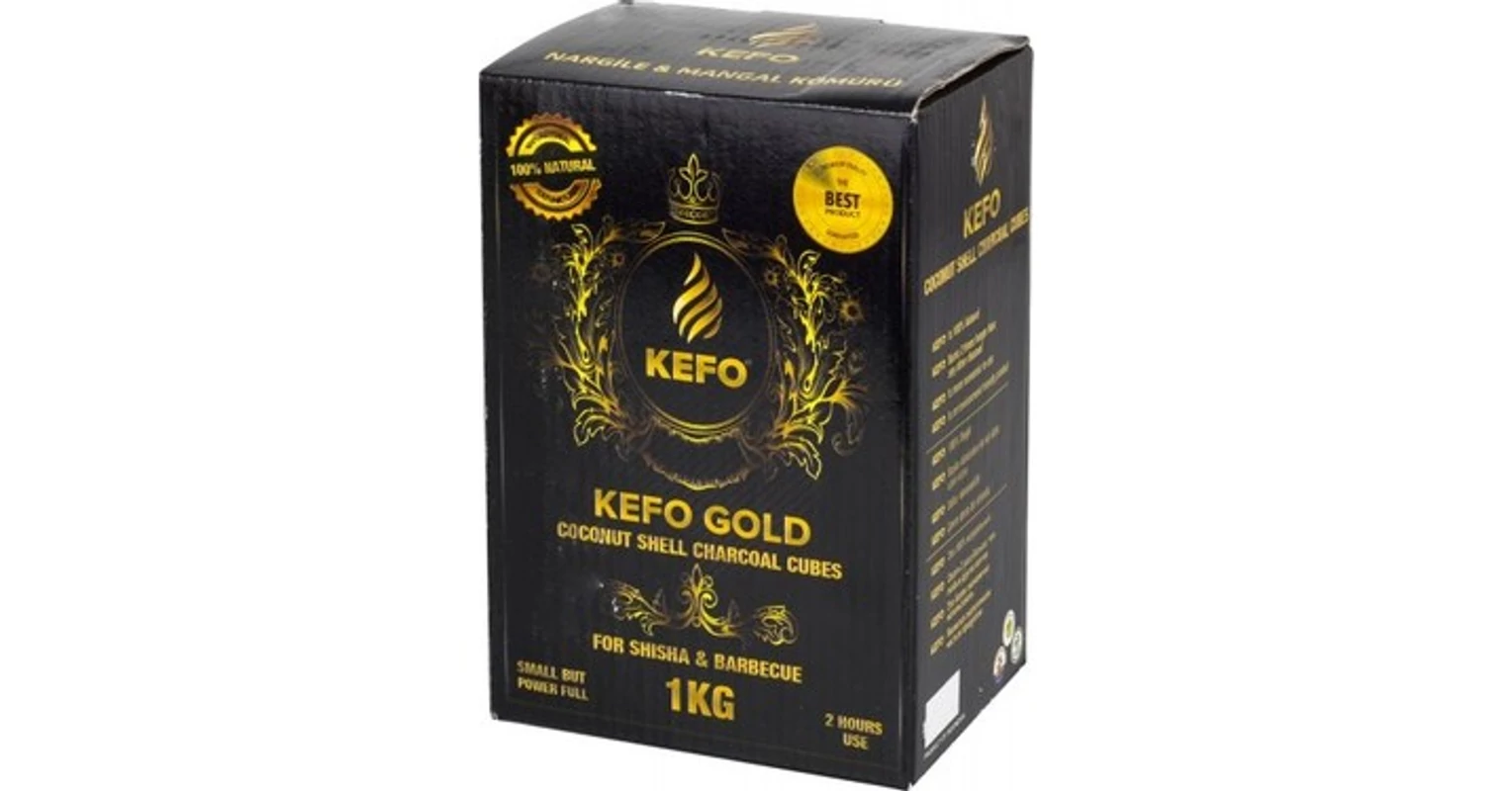 Kókusz szén ¤ KEFO Gold ¤ 1kg